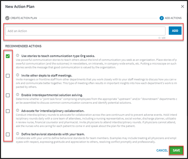 Creating an Action Plan – PG Employee Experience